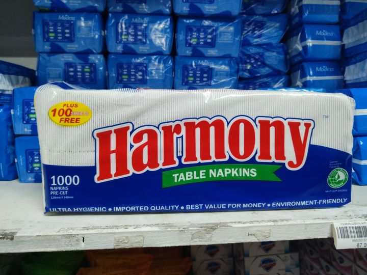 Harmony PRE-CUT Table Napkin 1000s | Lazada PH
