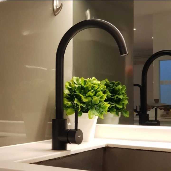 Kran pipa angsa / Keran dapur cuci piring / Kran kitchen | Lazada Indonesia