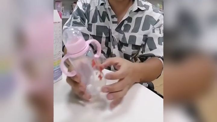 DAPANDA 280ML Baby Leak Proof Bottles Nursery Drinking Feeding Bottle Cup with Handles kids ...