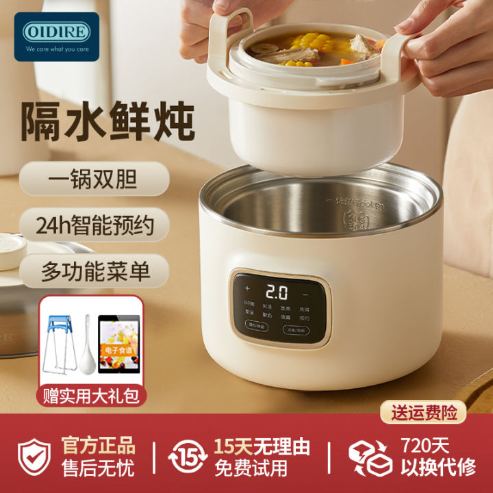 OIDIRE Electric Slow Cooker Rice Porridge Cooking Pot for Baby ...
