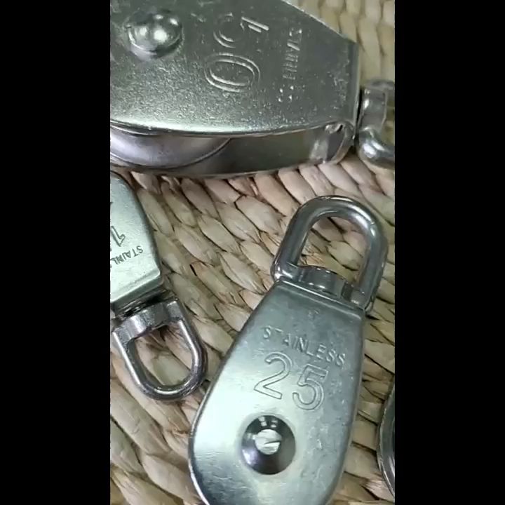 Suomi Stainless Steel Single Pulley Fixed Pulley Block Single Wheel M15 ... Suomi Stainless Steel Single Pulley Fixed Pulley Block Single Wheel M15 ...