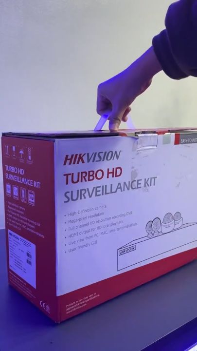 Hikvision CCTV Camera 4/8 channel 2MP Full HD Complete CCTV Package ...