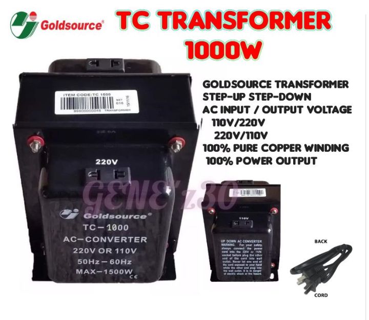 TC TRANSFORMER TC-1000W to 3000w | Lazada PH