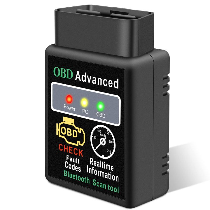 OBD2 Scanner Adapter BT, Wireless Diagnostic Code Reader OBD II Scan ...