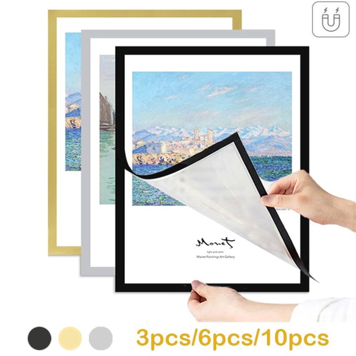 Magnetic Photo Frame Display Stickers 3 Pieces Of Instant Display Cards ...
