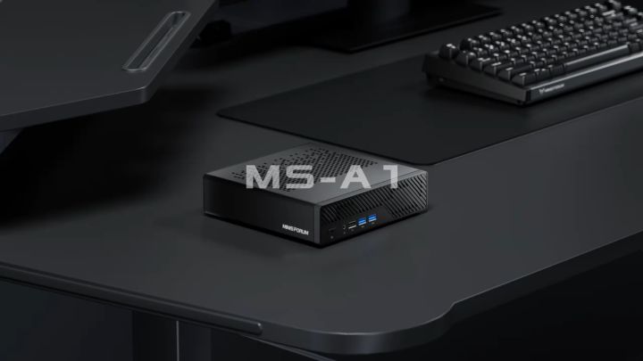 MINISFORUM MS-A1 Mini PC Barebones Mini Desktop Computer No CPU/RAM/SSD ...
