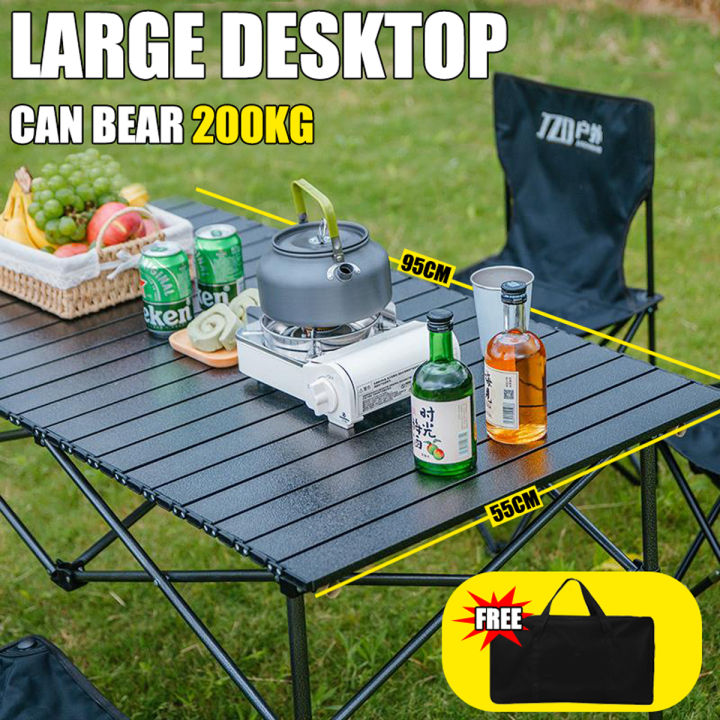 【95*55*50】ACE Folding Camping Table Easy to carry Stable not shake ...