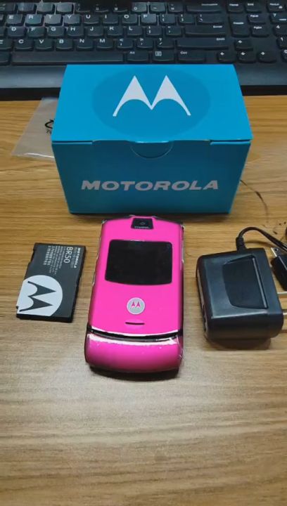 MOTOROLA RAZR V3 Unlocked Clamshell Bluetooth Mobile phone 2G GSM 850/900/1800/1900 | Lazada.co.th