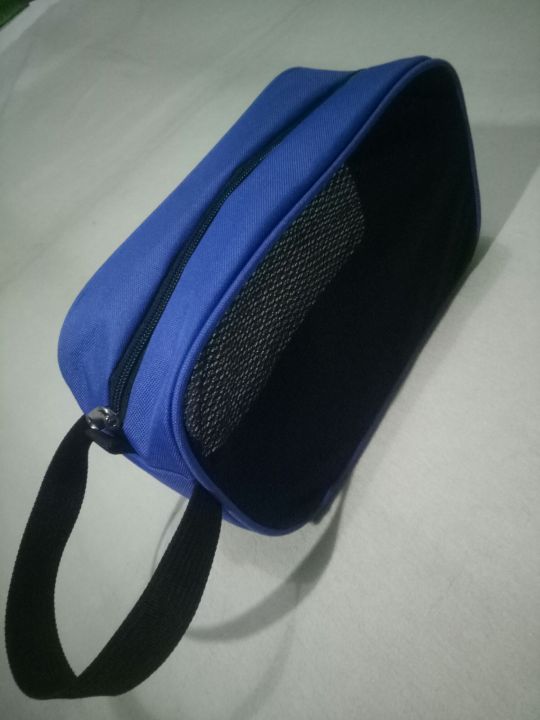 tas jaring kosmetik warna Biru benhur pouch makeup tas alat mandi ...