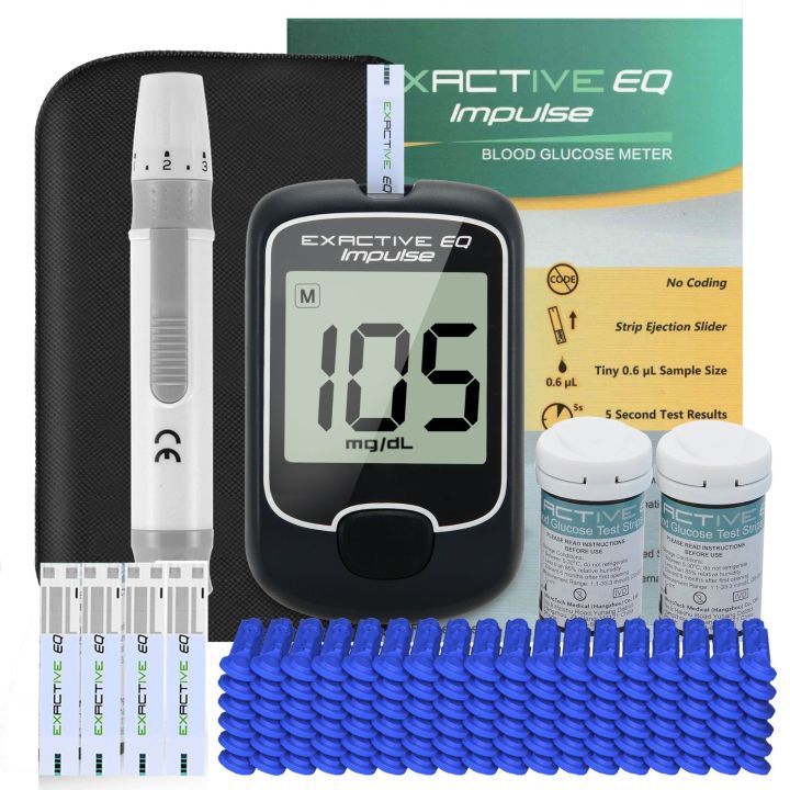 MUS Smart Digital Display Glucometer Portable Blood Sugars Test Kit ...