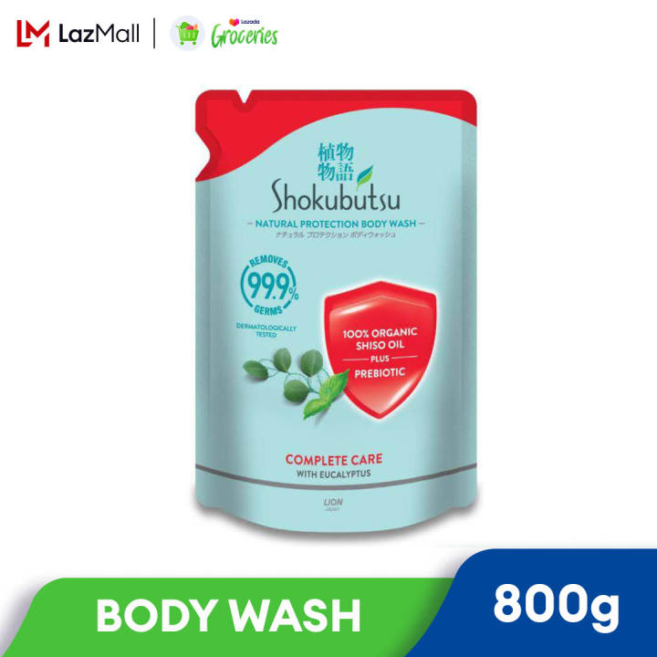 Shokubutsu Naturel Protection Body Wash Complete Care with Eucalyptus ...