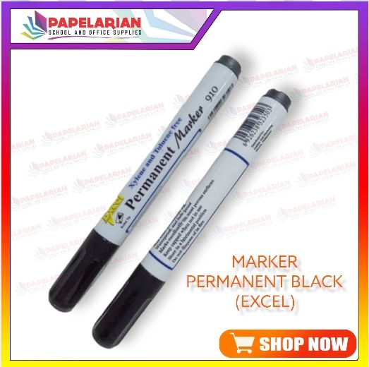 MARKER PERMANENT EXCEL (BLACK) | Lazada PH