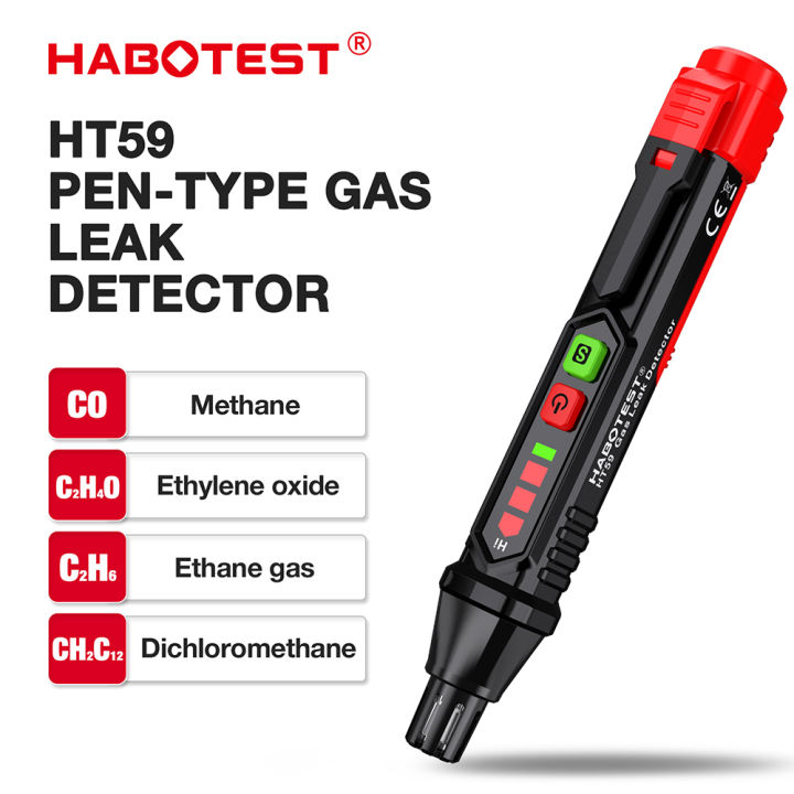 HABOTEST HT59 Combustible Gas Leak Detector Natural Gas Leakage Tester ...