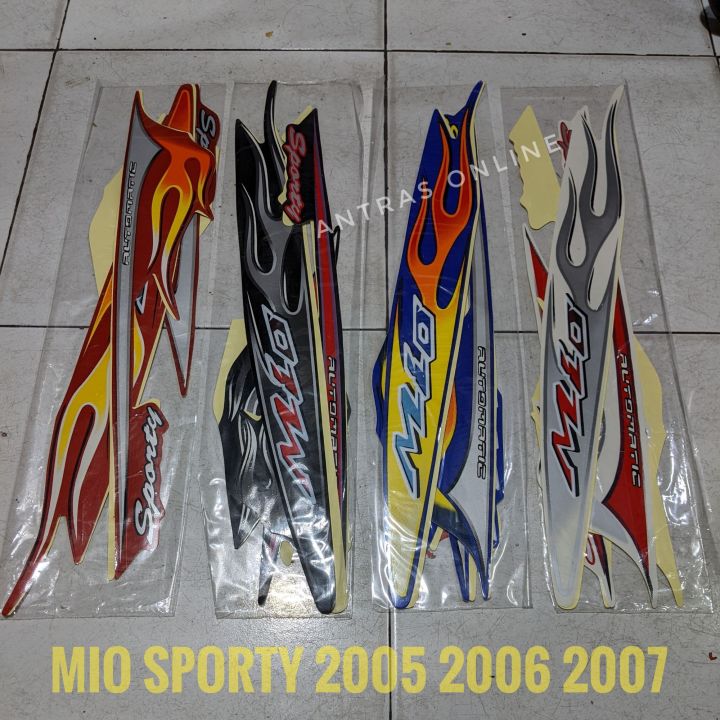 Stiker Striping Mio Sporty Api 2005 2006 2007 - Lis Polet Body Motor ...