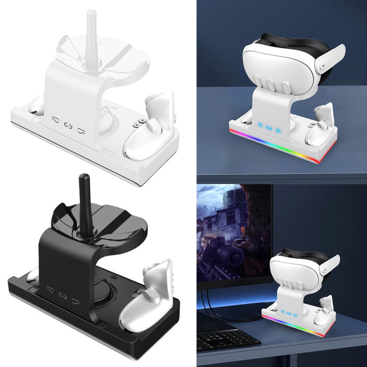 VR Charging Dock with Indicator Light Charge Controllers Headset ...