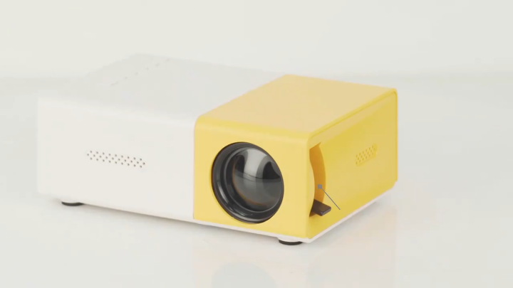 🏆5x HD🏆YG300 portable projector Mini projector Smart projectorfor ...