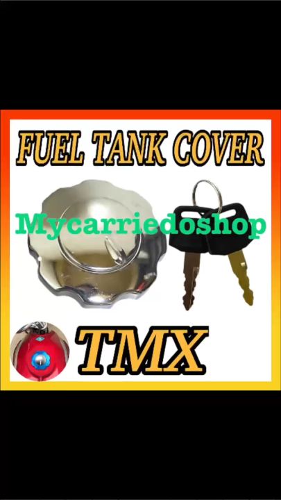 TMX 155 /TMX 125 MOTORCYCLE GAS FUEL TANK COVER FUEL TANK CAP SILVER ...