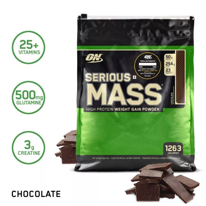 Optimum Nutrition Serious Mass 250g/1lb/6Lbs Exp.:3/2026 | Lazada PH