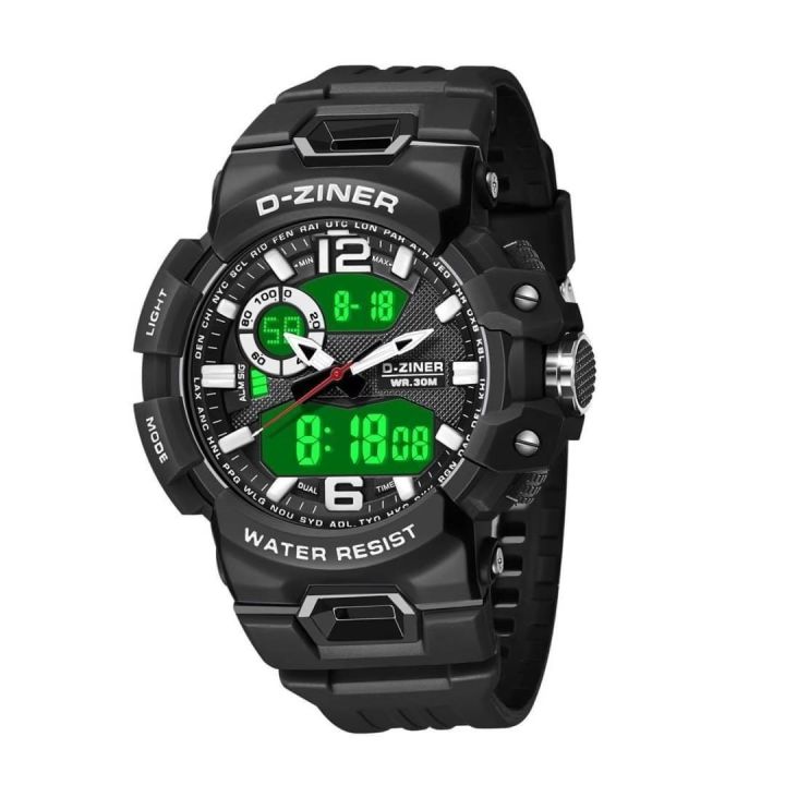 นาฬิกาข้อมือ สปอร์ต D-ZINER (ดีไซเนอร์) แบรนด์แท้ 100 % คุณภาพดี รุ่น ...
