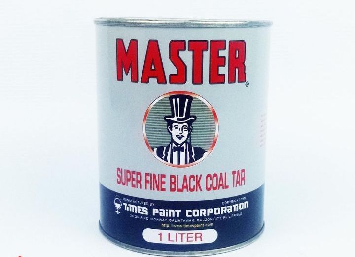 MASTER SUPER FINE BLACK COAL TAR 1 LITER/ 1GALLON ALKITRAN | Lazada PH