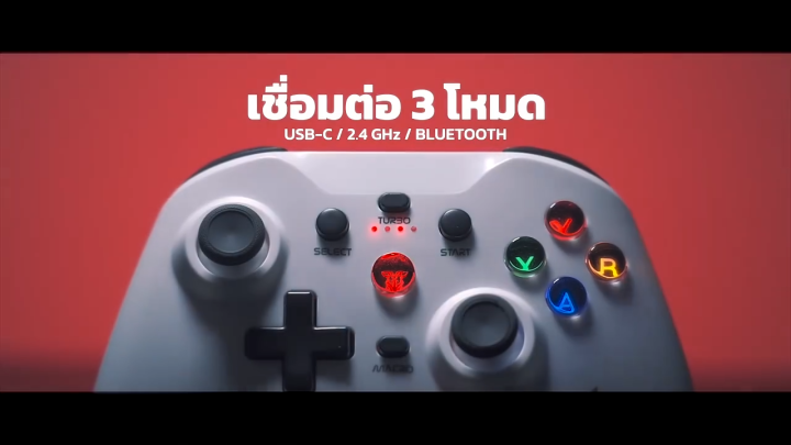 🚀ส่งเร็ว🚀 GAMING NUBWO ZURIEL NX-J3 JOY GAMES Tri-Mode จอยเกม เชื่อมต่อ ...
