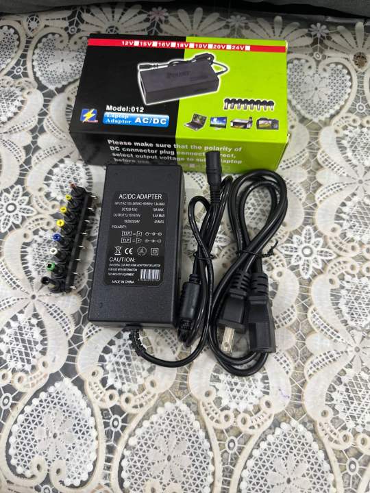 Laptop universal charger Multifuction 8in1 96W 12-24V Charger Power ...