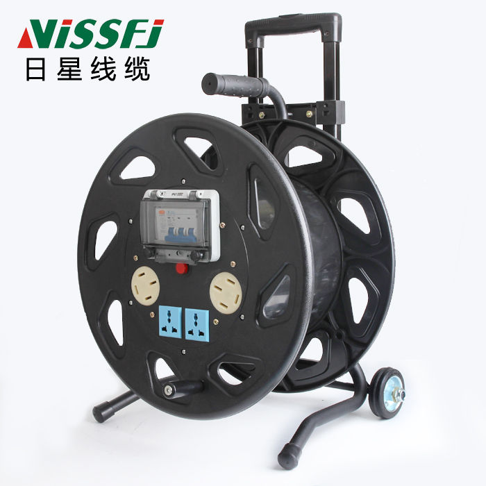 Movable Cable Drum V Drum Barrel 25A Cable Winding Plate 16A ...