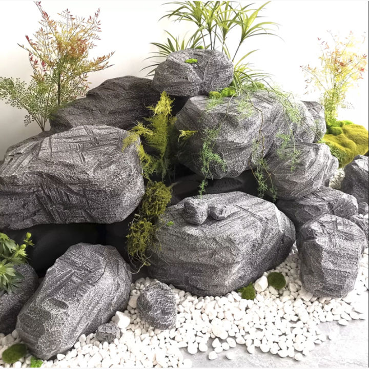 Customized Artificial High-Density Foam Stone Fake Mountain Landscaping ...