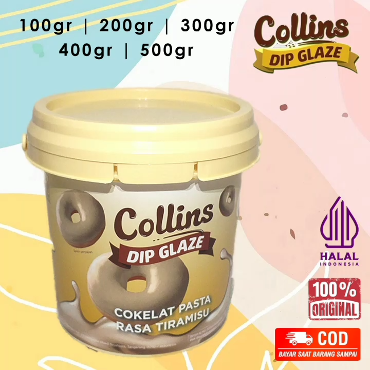 Selai Collins Dip Glaze Rasa Keju 500gr | Saus Manis Pasta Selai Donat ...