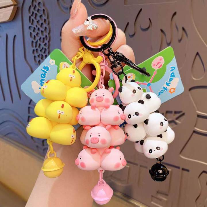COCOLLECTION - Gantungan Kunci Panda Piggy Sanrio Cinnamoroll My Melody ...