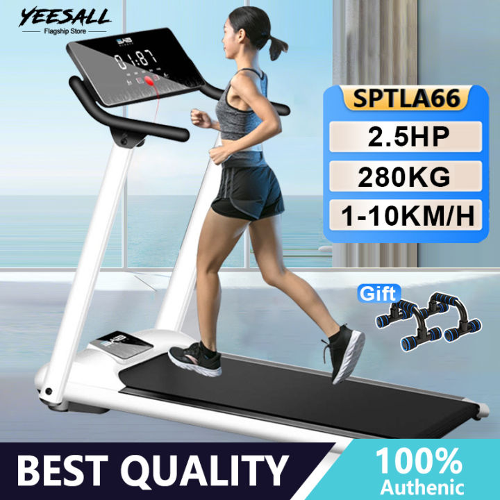 Household 2.5HP foldable Treadmill, 1-10KM/H electric thread mill ...