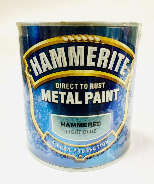 HAMMERITE DIRECT TO RUST METAL PAINT (Hammered Finish) 1Litre - Light ...
