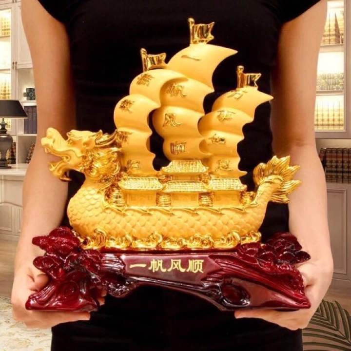 Large And Medium Small Size Jincai Ship Lucky Charm Display | Lazada PH