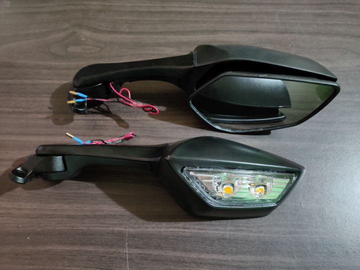 Zx10R universal side mirror with signallight | Lazada PH