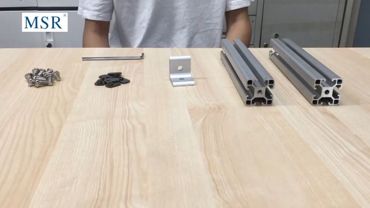 BuildIt Aluminum Profile Accessories 2 Hole Inside Bracket 30x30, 40x40 ...