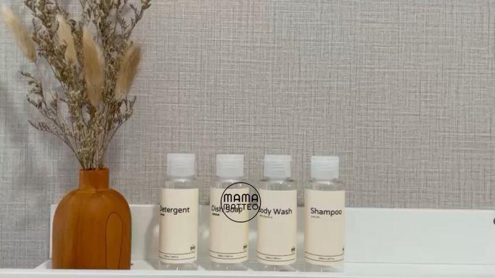 BOTOL LABEL FLIPTOP TRAVEL SIZE PLASTIK / refill botol kosong Travel ...