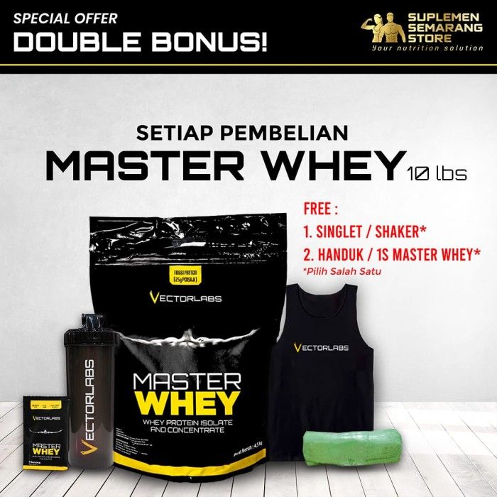 master whey 10 lbs vectorlabs | Lazada Indonesia