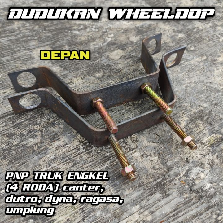 dudukan dop engkel bracket weldop truk roda 4 ring 15 canter dutro dyna ...