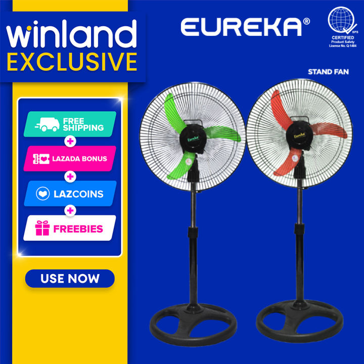 Eureka by Winland 16inches(405mm) Stand Fan / Electric Fan EISF-16B ...
