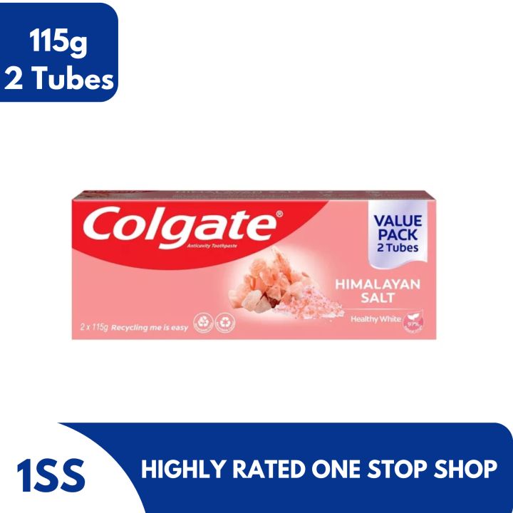 Colgate Himalayan Pink Salt Toothpaste, 115g x 2 tubes | Lazada PH