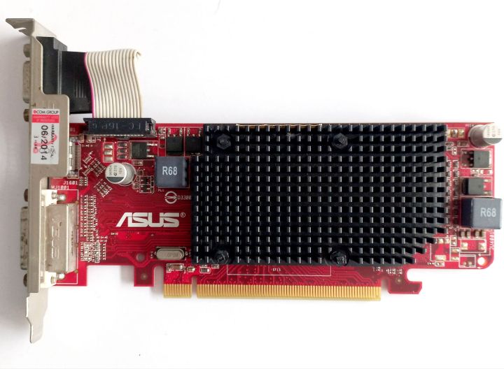 การ์ดจอรุ่นเก่า Asus GPU ATI Radeon สินค้าใช้แล้วถอดจากเครื่อง PC ...