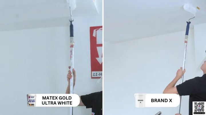 Nippon Paint Matex Gold – Ultra White | Interior Wall Paint | Smooth ...