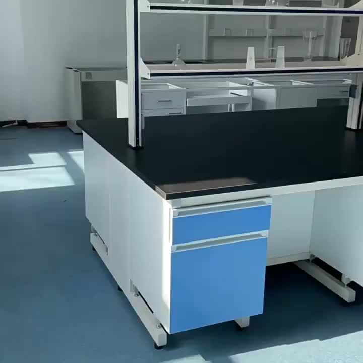 All Steel Wooden Lab Bench Laboratory Workbench Side Table Test Bench ...