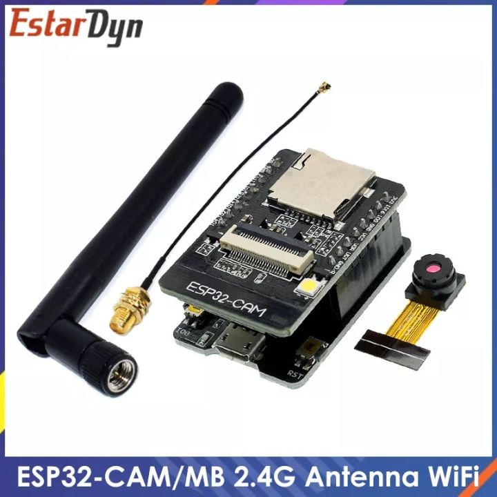 ESP32-CAM ESP32-CAM-MB ไมโคร USB ESP32ต่อเนื่องเป็น WIFI ESP32แคมบอร์ด ... ESP32-CAM ESP32-CAM-MB ไมโคร USB ESP32ต่อเนื่องเป็น WIFI ESP32แคมบอร์ด ...