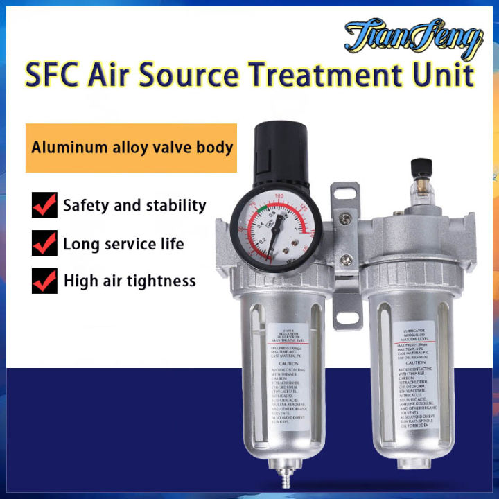 Pneumatic air compressor air source processor oil-water separator ...