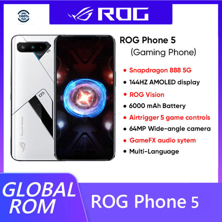 【Global Rom】ASUS ROG Phone 5 5G Smartphone Snapdragon 888 6.78'' 144Hz ...
