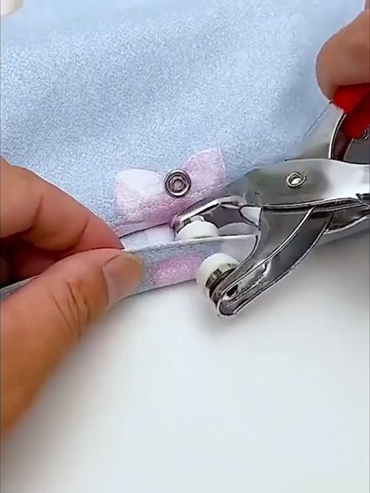 100Pcs Snap Fasteners Plier Tool Kit Hollow and Solid Metal Prong Snaps ...