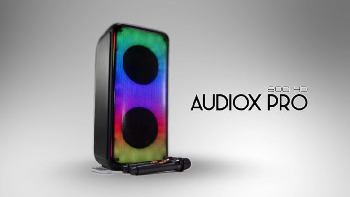 SonicGear Audiox Pro 800HD Bluetooth RGB Portable Speaker (2024 Version ...