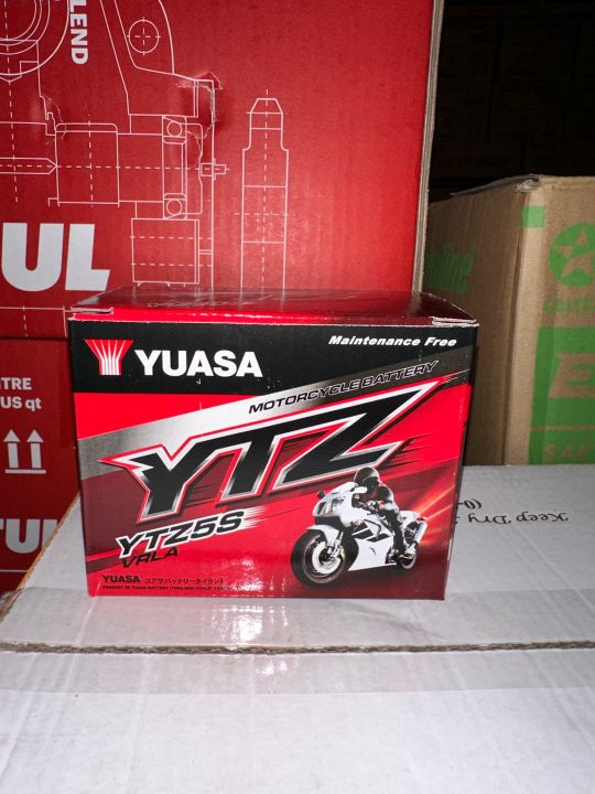 YUASA BATTERY YTZ5S แบตเตอรี่แห้ง 12V5แอมป์ | Lazada.co.th