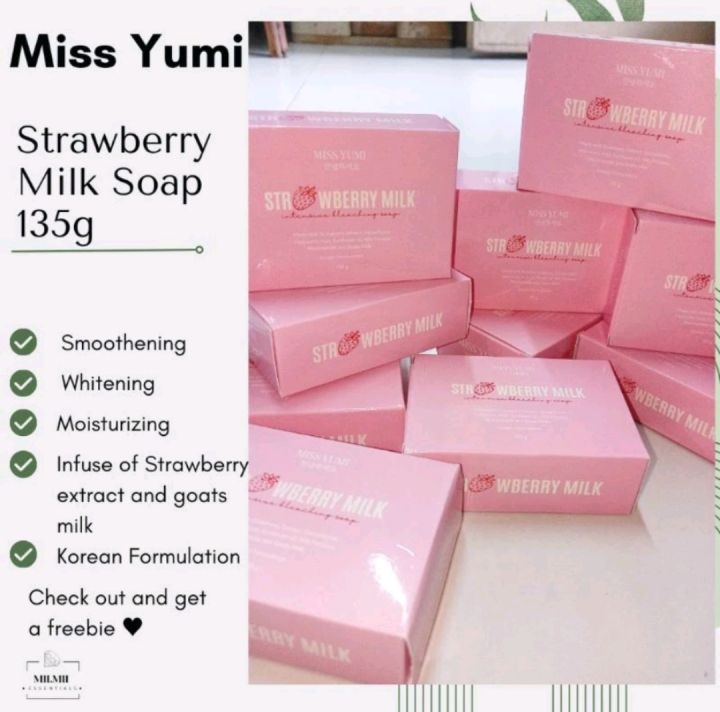 Miss Yumi Strawberry Milk Soap | Lazada PH